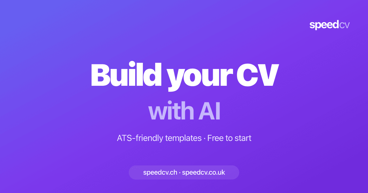 AI Cover Letter Generator UK — Free & ATS-Ready | SpeedCV